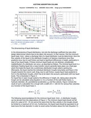 Acetone absorption column | PDF