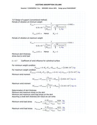 Acetone absorption column | PDF