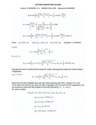 Acetone absorption column | PDF