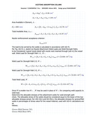 Acetone absorption column | PDF