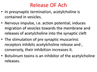 Acetylcholine | PPTX