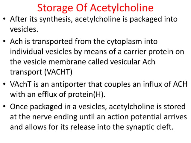 Acetylcholine | PPTX