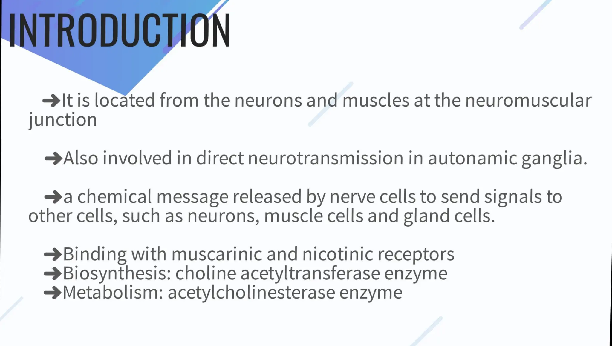 Acetylcholine Neurotransmitter | PDF