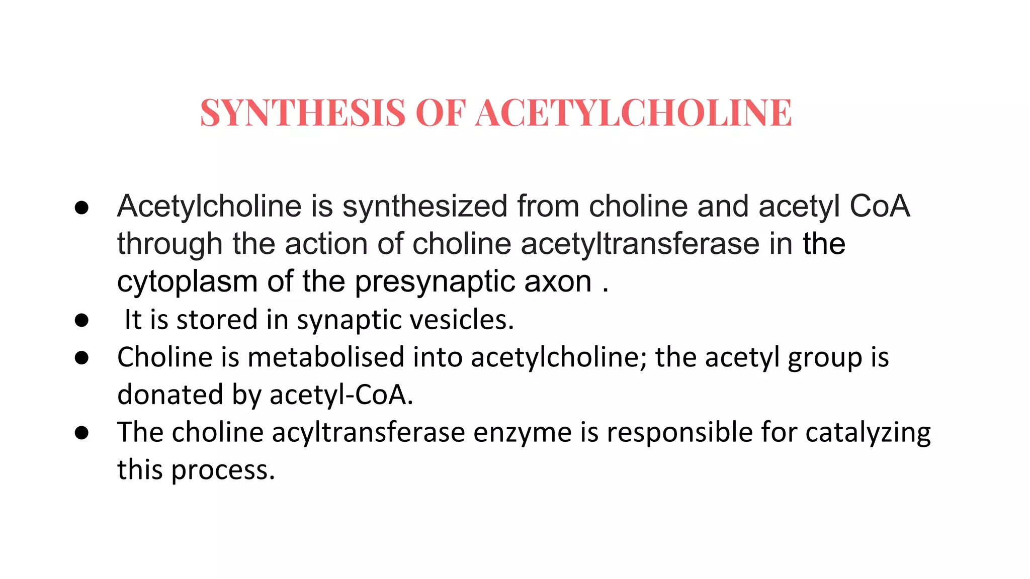 Acetylcholine and succinylcholine | PDF