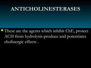 Acetylcholinesterase inhibitors : Dr Rahul Kunkulol | PPT