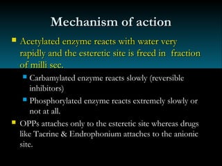 Acetylcholinesterase inhibitors : Dr Rahul Kunkulol | PPT
