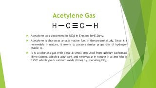 Acetylene as as alternate fuel for CI engine | PDF