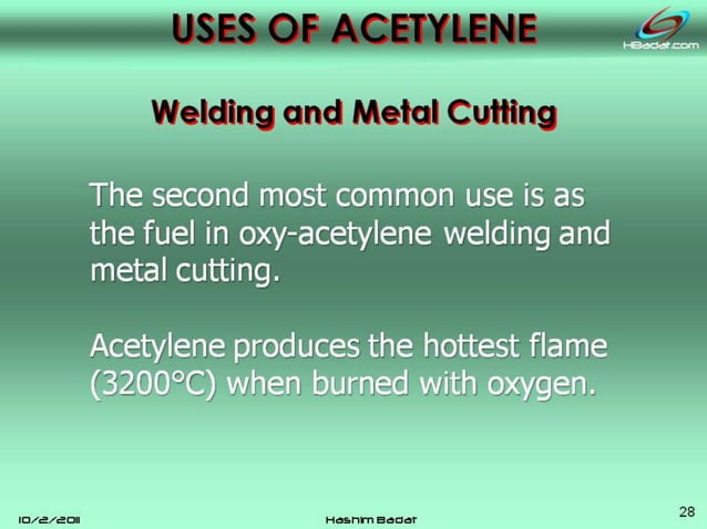 ACETYLENE SAFETY & ACETYLENE PROCESS HAZARDS | PPTX | Chemistry | Science