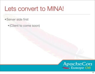 Building High Performance Scalable TCP/IP Servers with Apache MINA | PDF