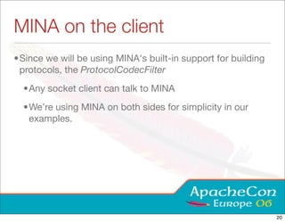 Building High Performance Scalable TCP/IP Servers with Apache MINA | PDF