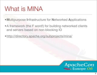 Building High Performance Scalable TCP/IP Servers with Apache MINA | PDF