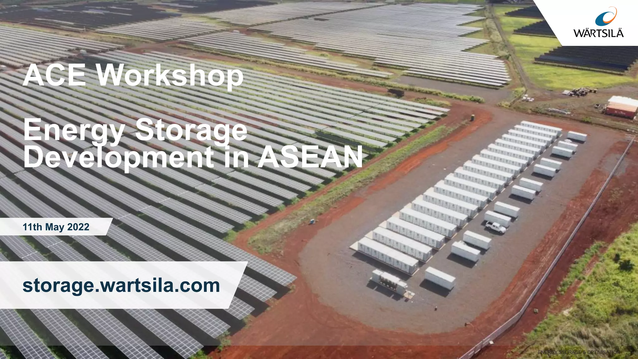 ASEAN Centre of Energy Workshop - BESS in ASEAN - Wartsila_May2022 | PPTX