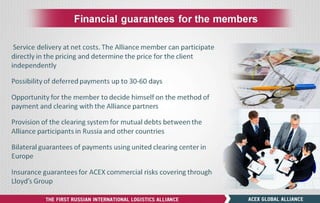 Acex alliance eng pr-1 | PPTX | Business | Business and Finance