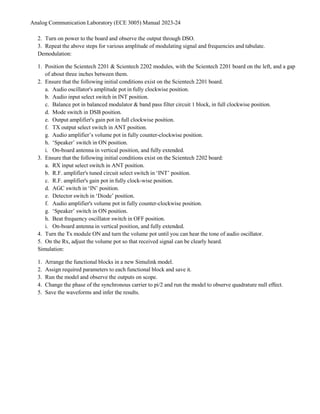 Analog Communication, Doyble Sideband Suppressed Carrier | PDF