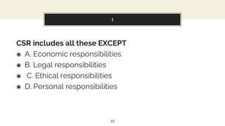 corporate social responsibility | PPTX