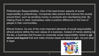 corporate social responsibility | PPTX