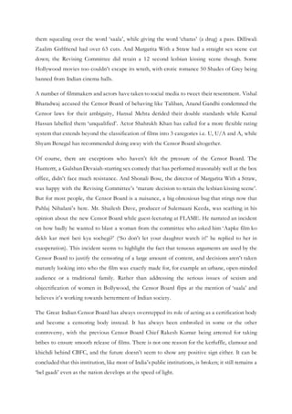 Final Presentation Sashank Kini | DOCX | Movies | Entertainment