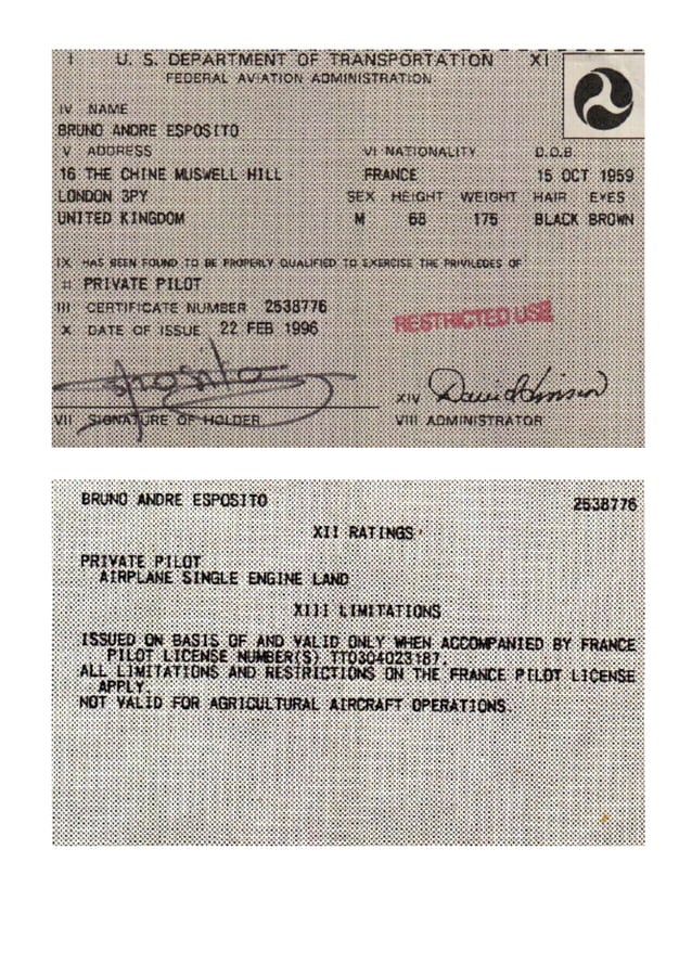 FAA Private Pilot License | PDF