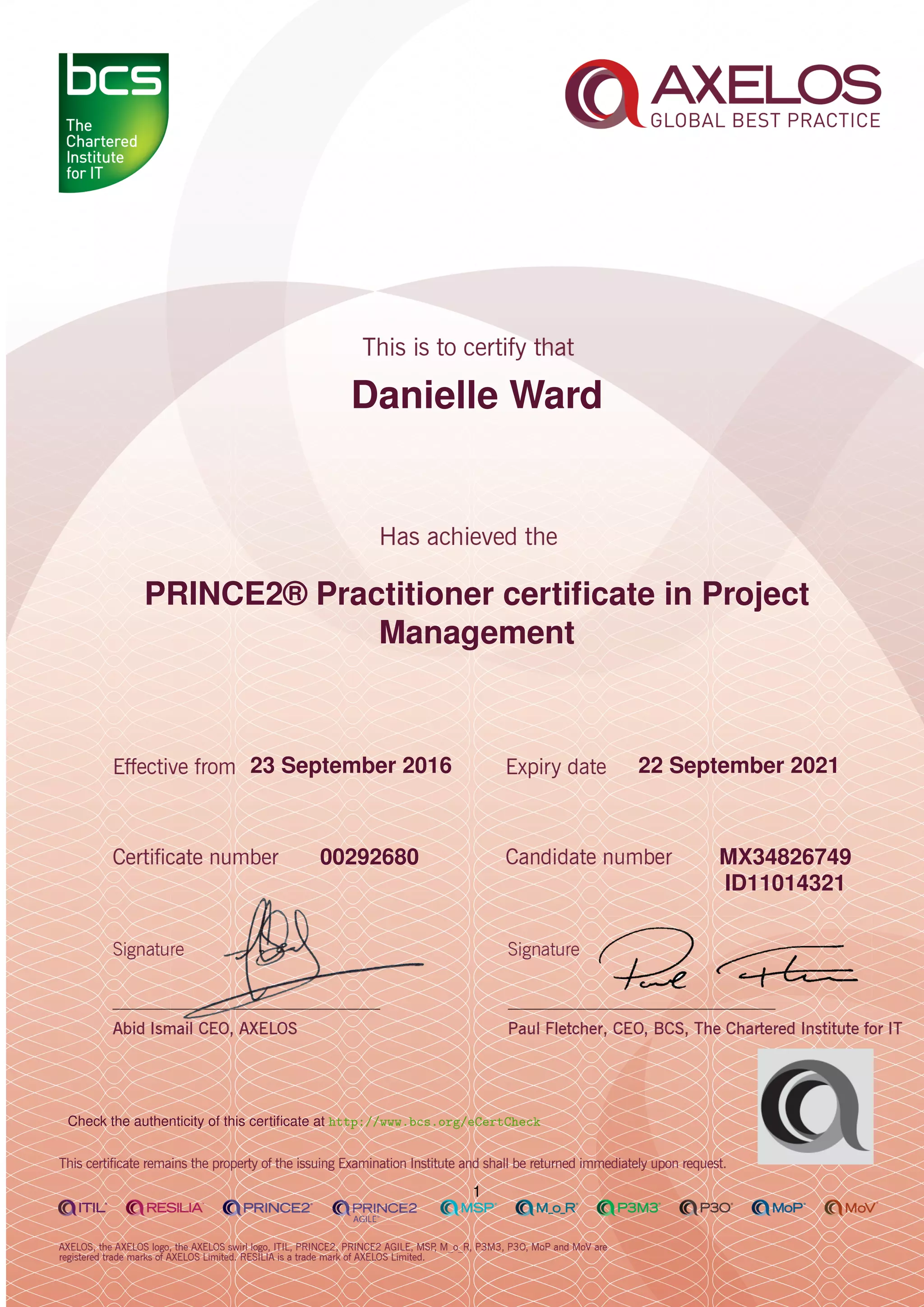 prince certificate | PDF