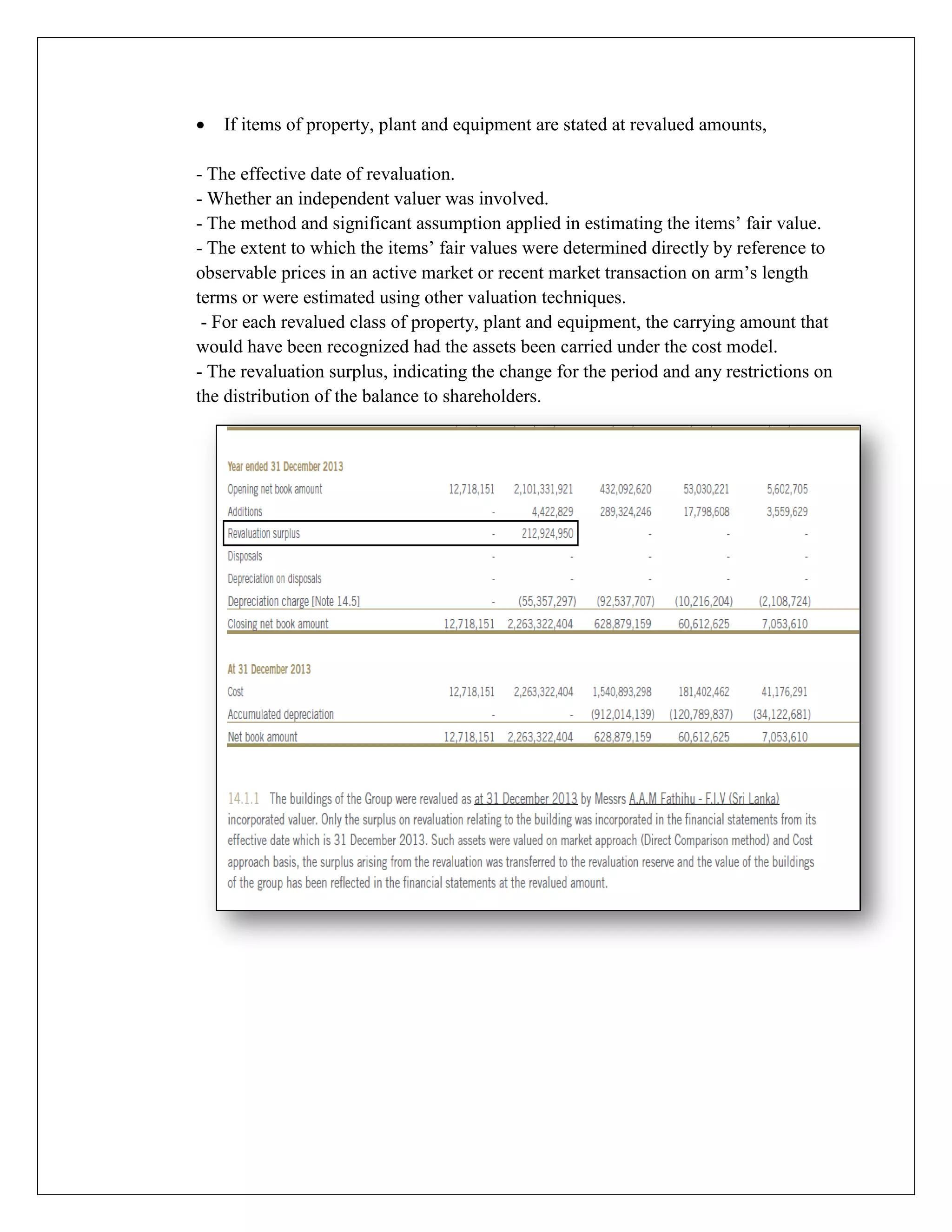 Analyze Lanka Hospitals Financial statements according to LKAS. | PDF