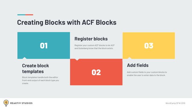 Create Custom Page Builders With Gutenberg And Acf Blocks Ppt 