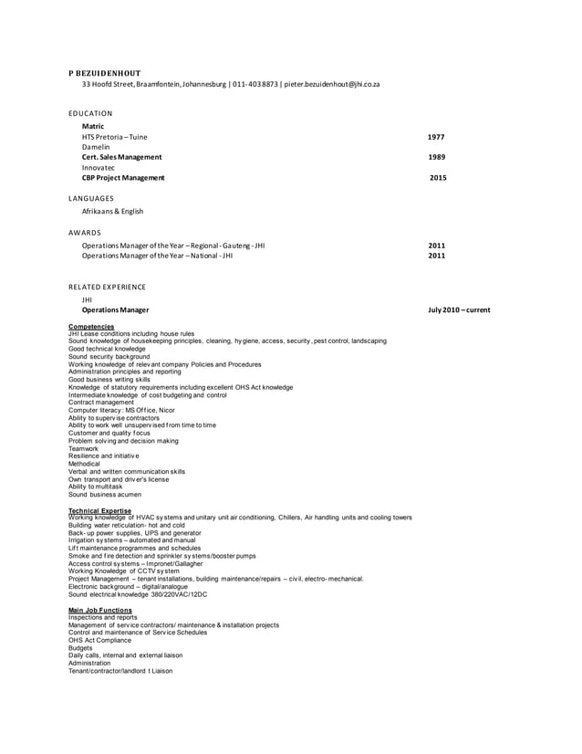 Curriculum vitae | DOCX