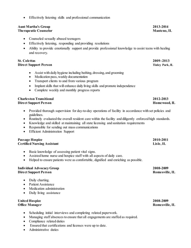 Denitra Resume | DOCX