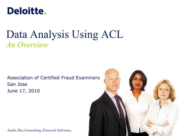 06/17/2010 Meeting - Electronic Data Analysis Using ACL | PDF
