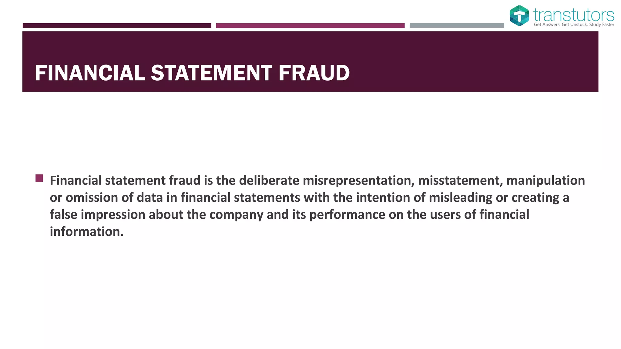 ACFE Fraud Tree | Accounting | PPT
