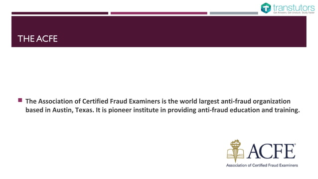 ACFE Fraud Tree | Accounting | PPT | Debated Sensitive Social Issues ...