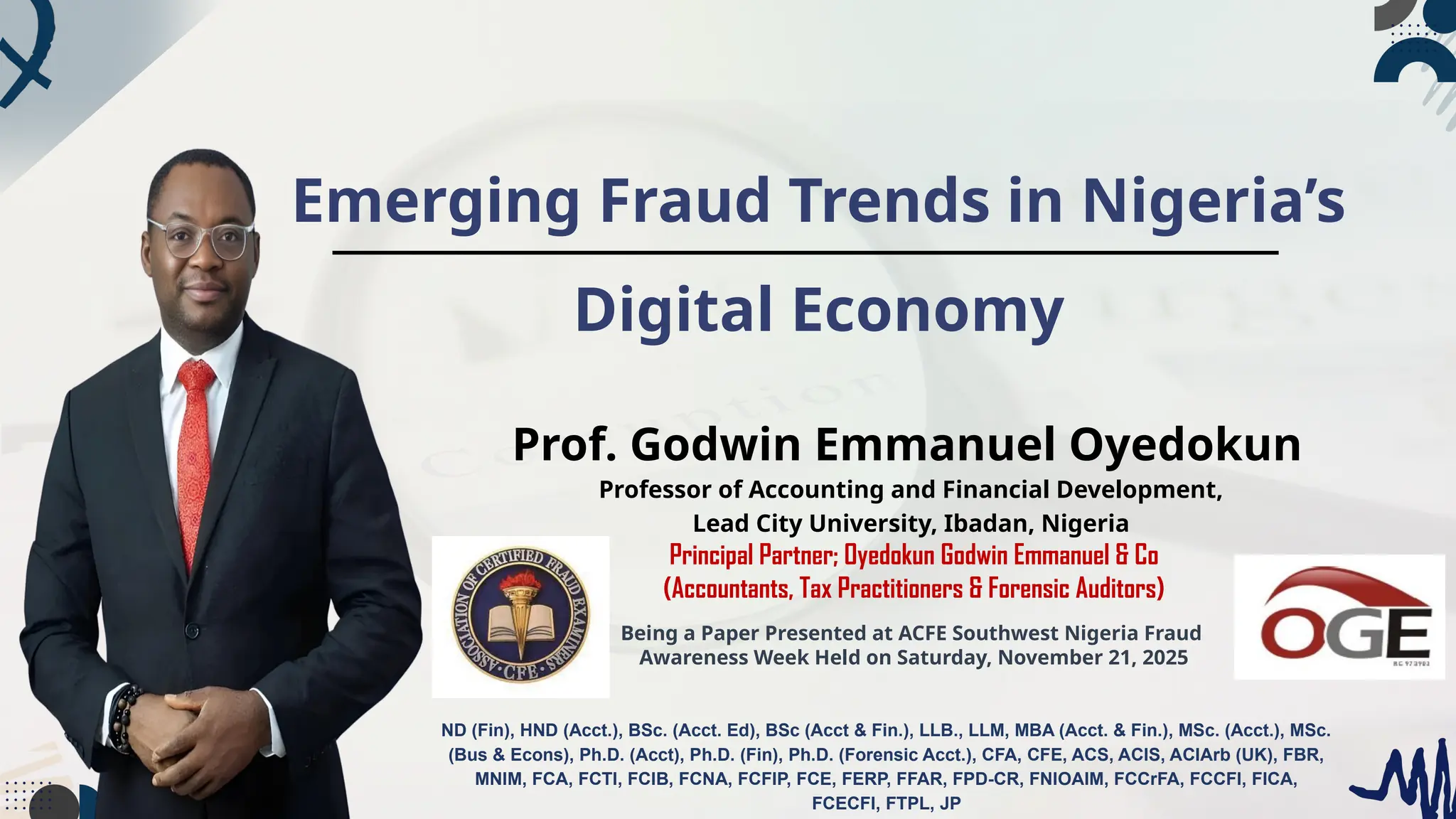 ACFESW Emerging Fraud Trends in Nigeria Digital Economy -Prof Oyedokun.pptx