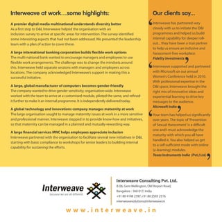 Interweave Offerings | PDF