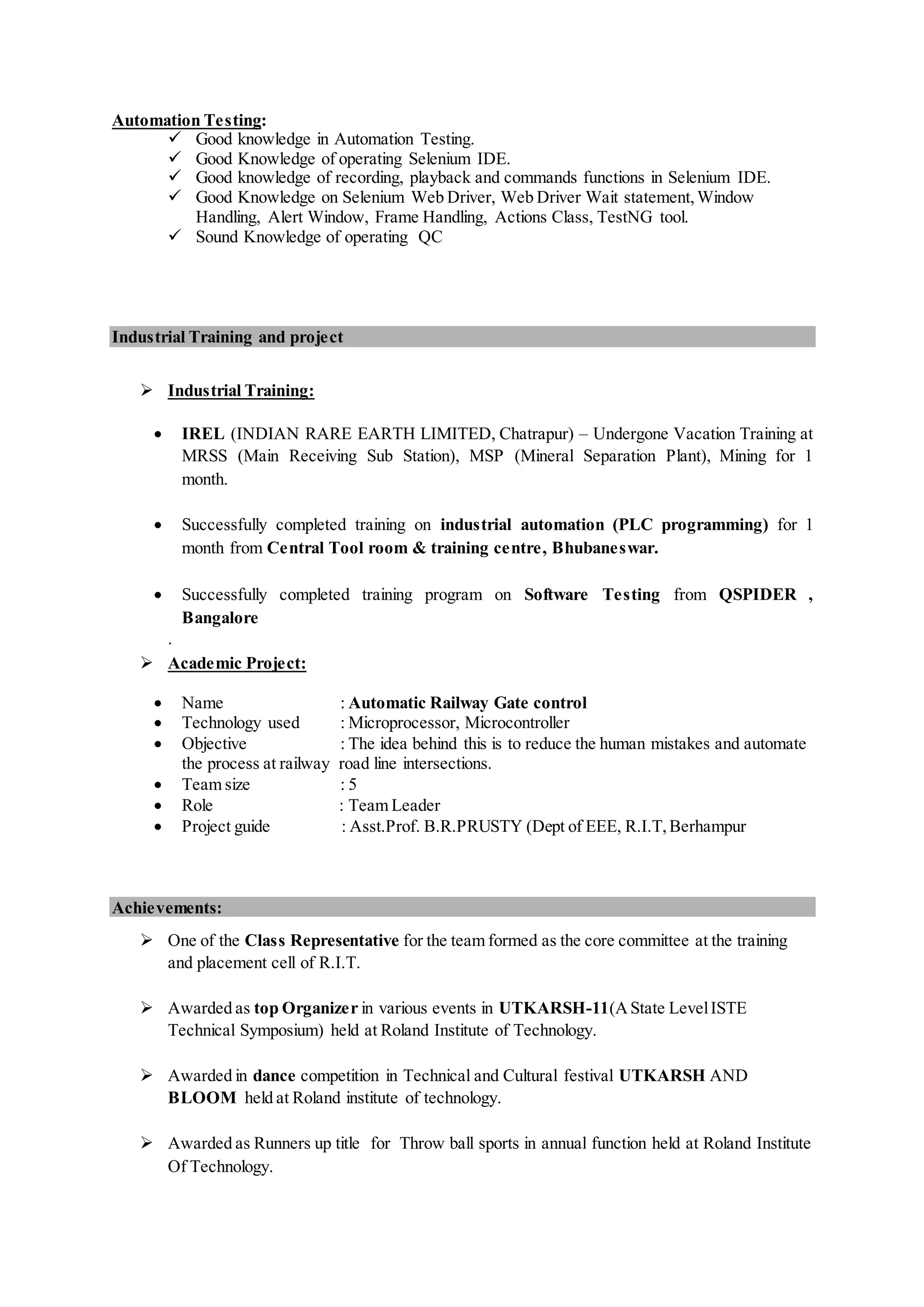suchismita new resume | PDF