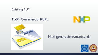 Physical_Unclonable_Function | PPTX | Computer Software and Applications | Computing