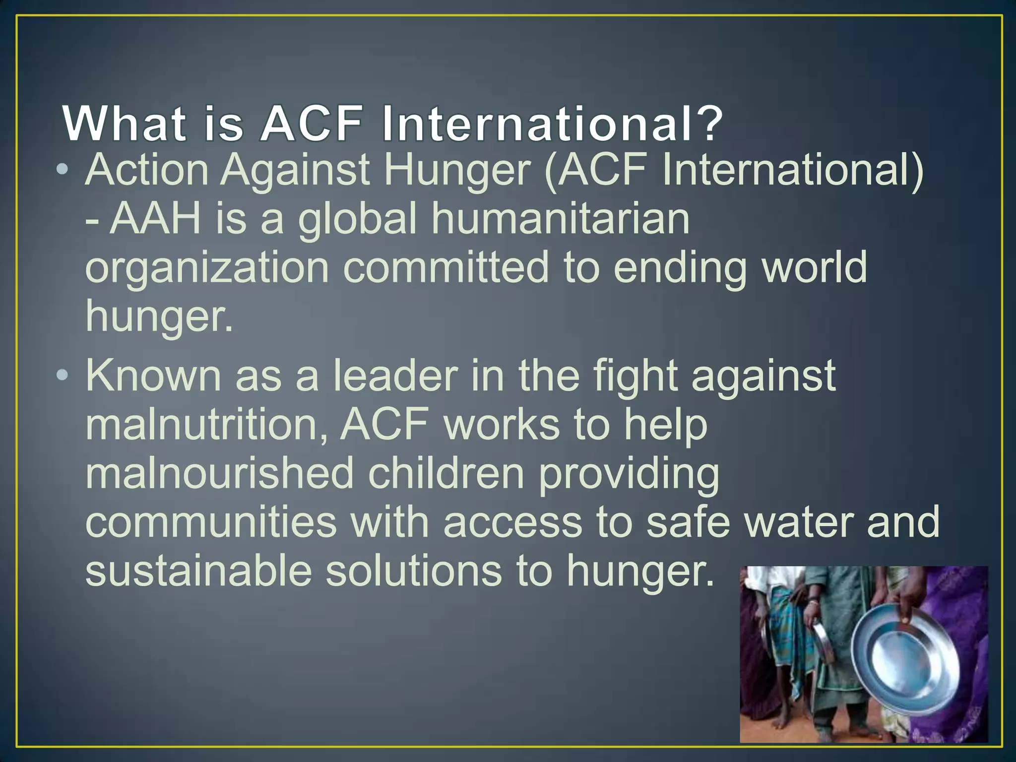 ACF international | PPT