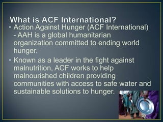 ACF international | PPT