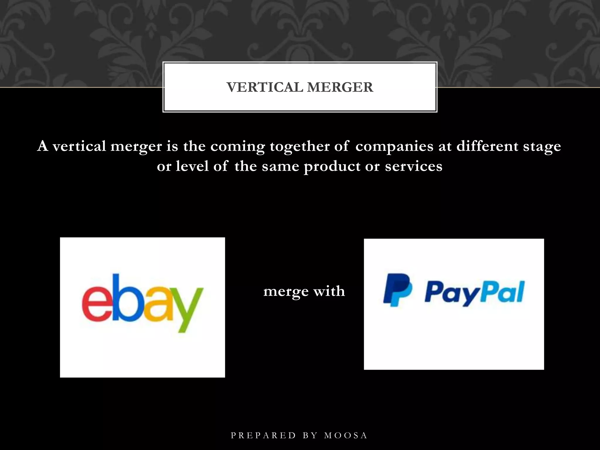 TYPES OF MERGERS IN DETAIL WITH EXAMPLES!!! | PPT