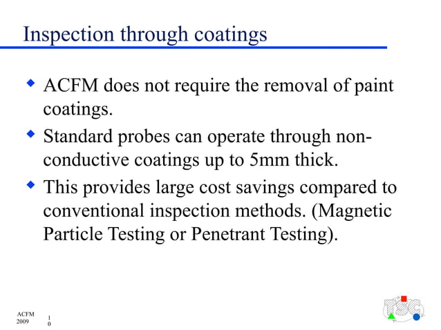 ACFMP for inspection for ferromagnetic material.pptx