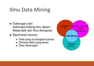 Materi Kuliah Data Mining full | PDF