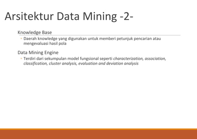 Materi Kuliah Data Mining full | PDF