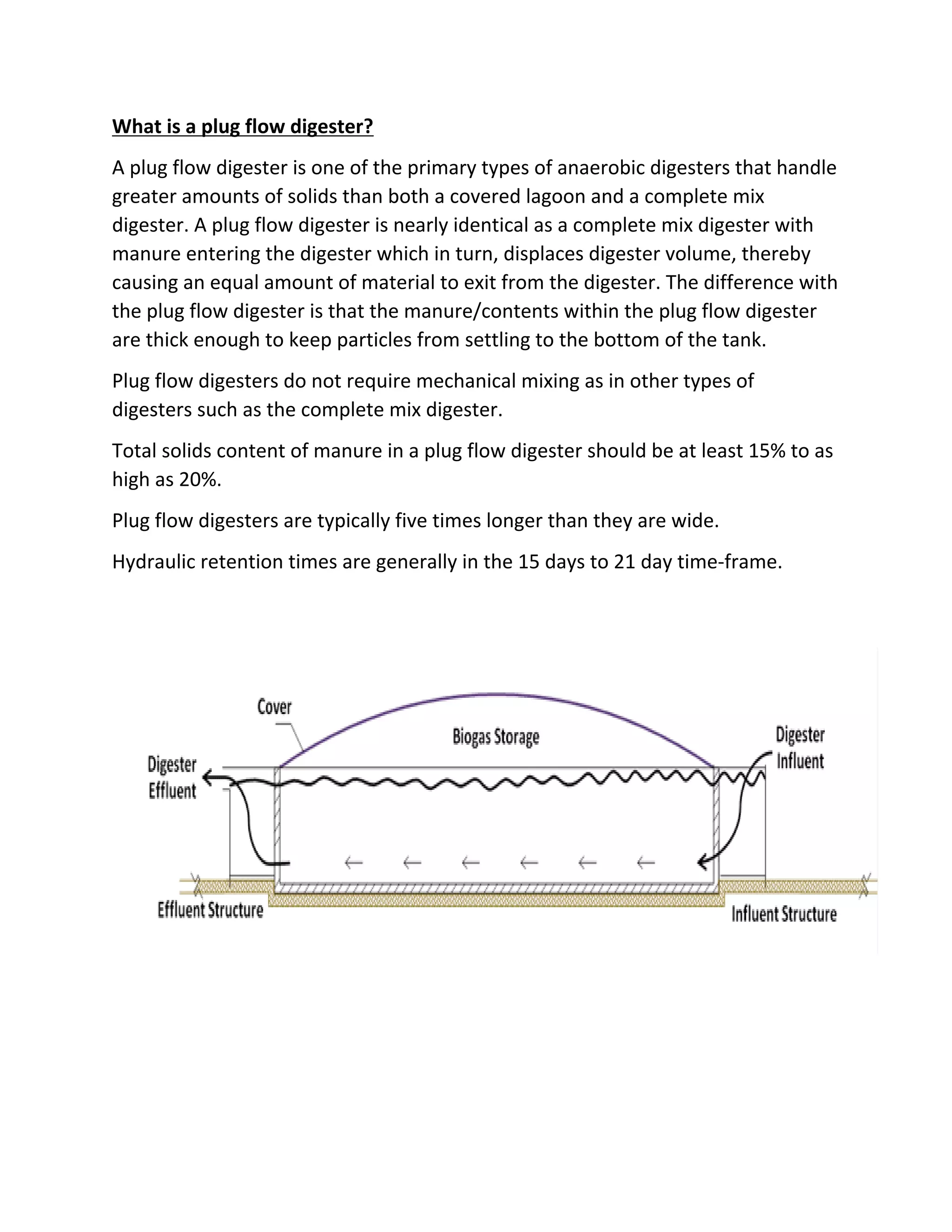 Plug flow digester | PDF