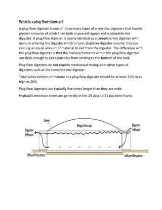 Plug flow digester | PDF