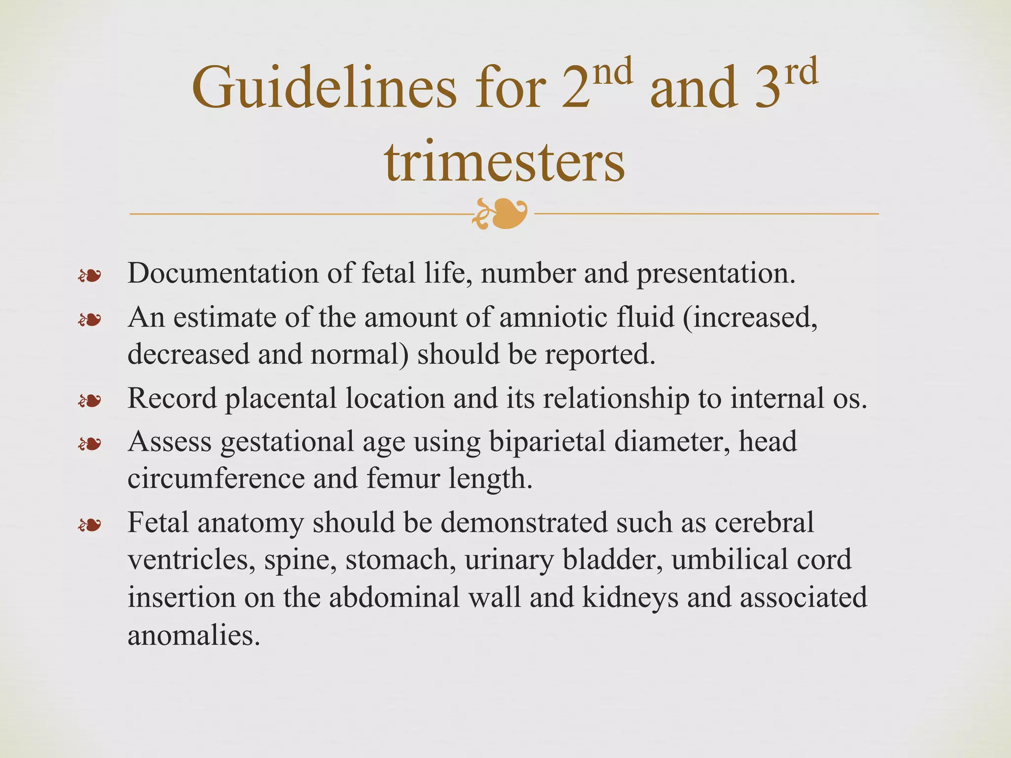 obstetric ultrasound | PDF