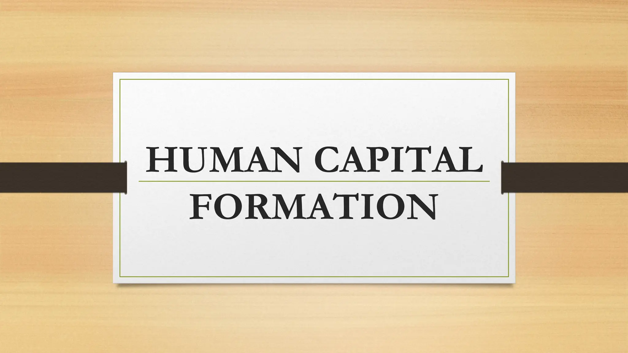 Human capital formation in India project for class 12 | PDF