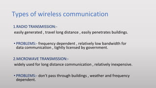 WIRELESS COMMUNICATION | PDF | Computer Networking | Computing