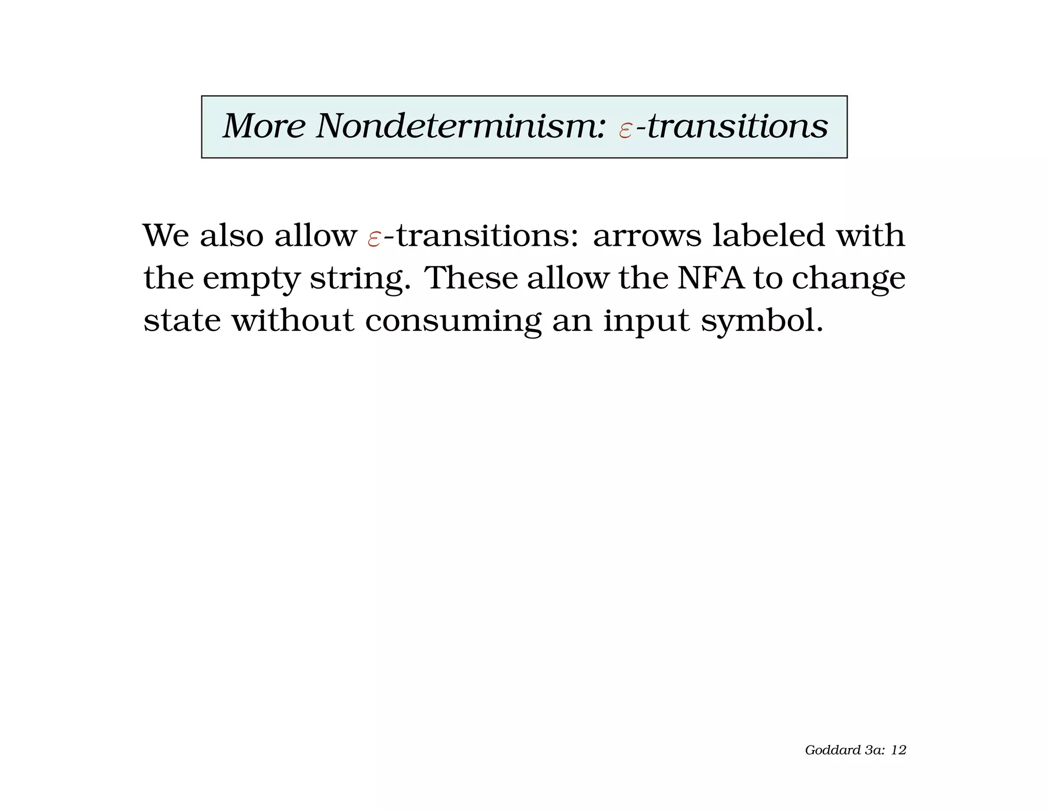 Non Deterministic Finit Automata Pdf Programming Languages Computing