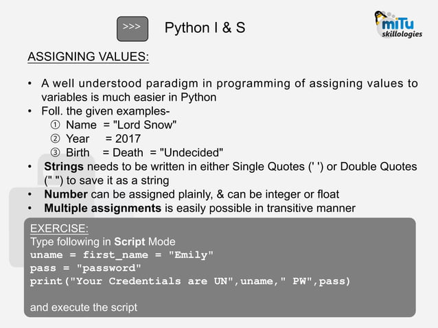 python program | PPT
