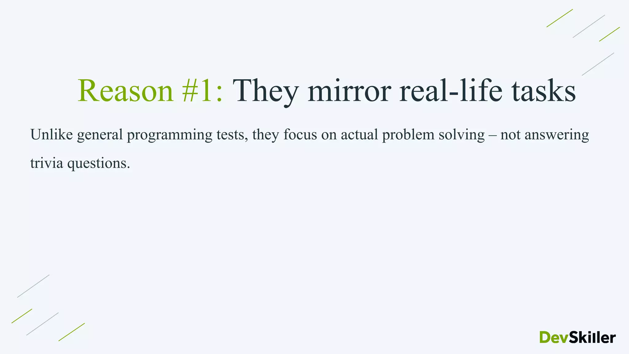 Work Sample Coding Tests Ppt