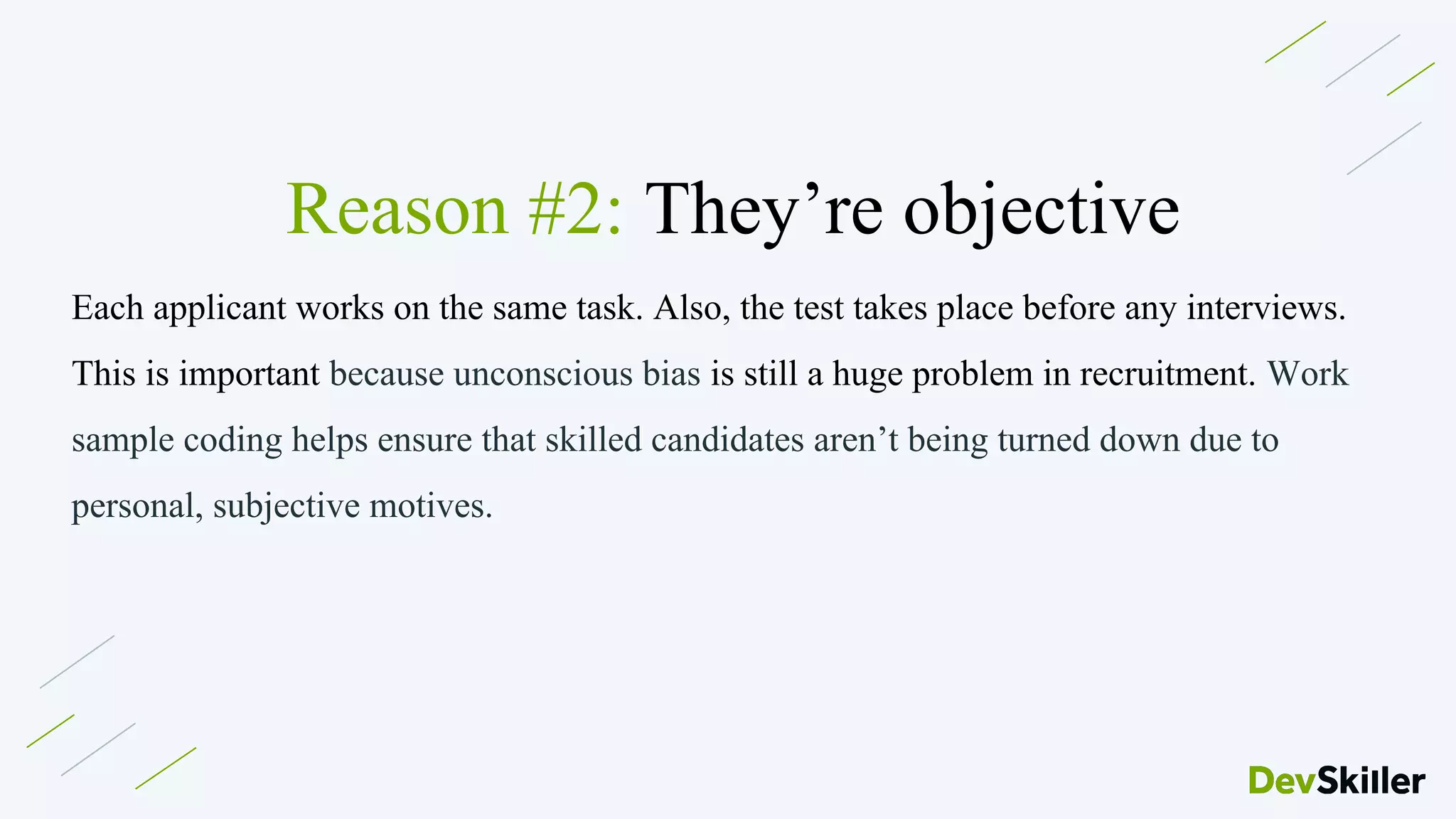 Work sample coding tests | PDF