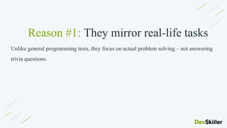 Work sample coding tests | PDF | Resume Writing and Advice | Job Search